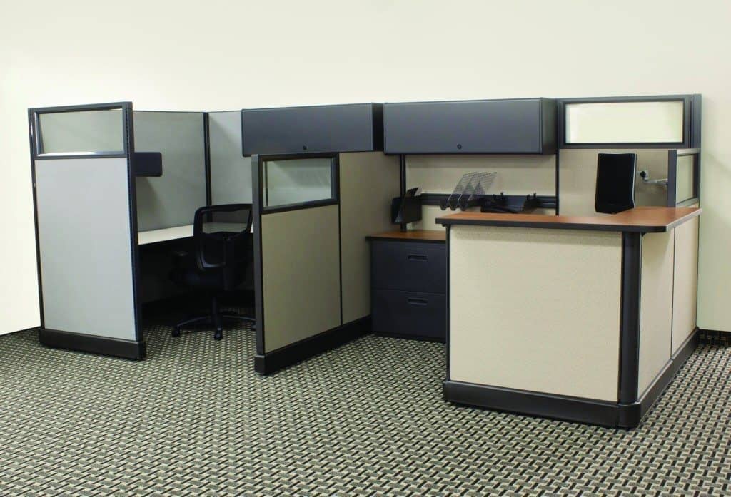 Multiple Station Cubicle | Office Barn