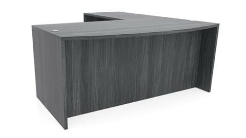 Build Your Own L-Desk-Samoa Gray | Office Barn