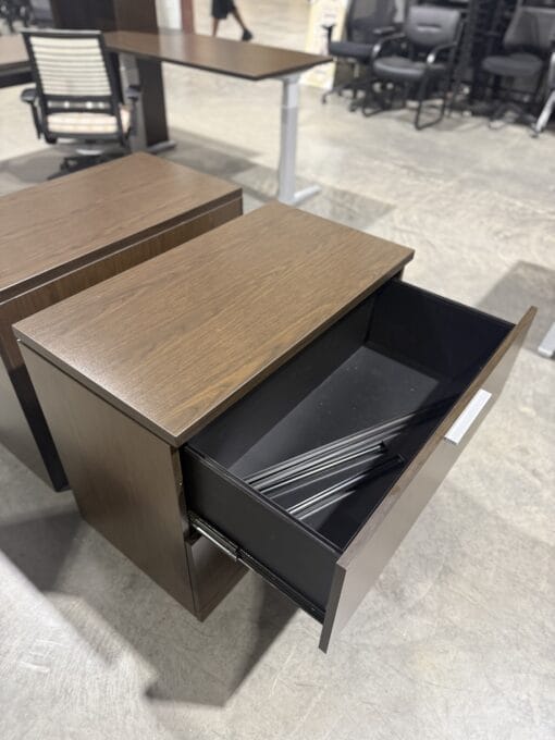 36" Espresso 2 Drawer Lateral File By Herman Miller | Office Barn