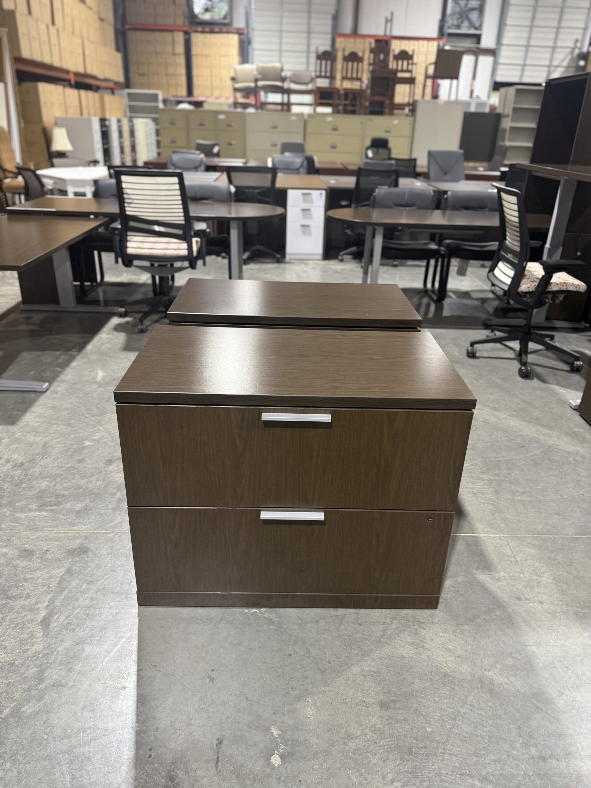 36" Espresso 2 Drawer Lateral File By Herman Miller | Office Barn